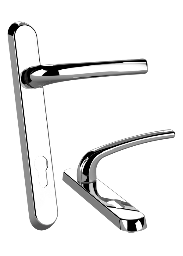 Affinity Plus Door Handle - 122mm Screw Centres - Lever Lever Format ...