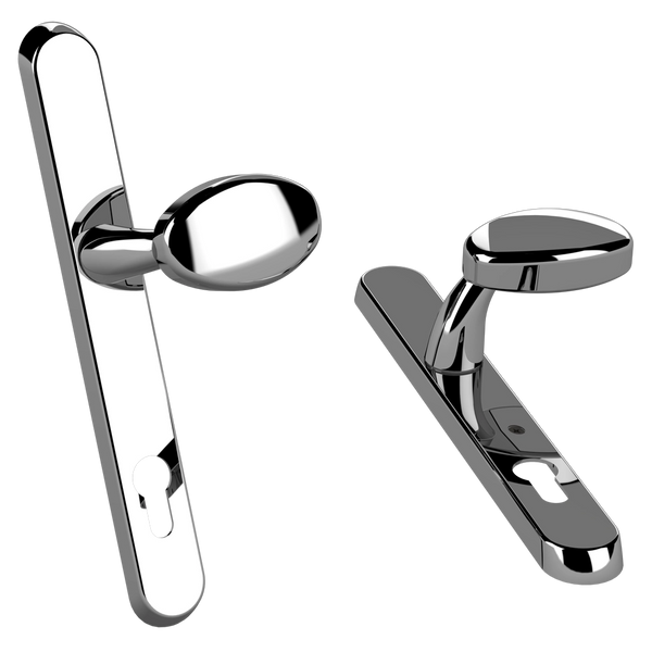 Affinity Plus Door Handle - 211mm Screw Centres - Inline Lever Pad For ...