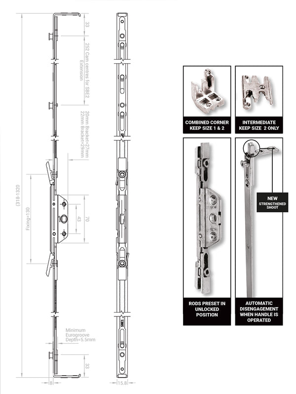 Avocet Shootbolts - avocet hardware group